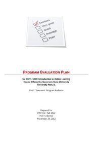 Evaluation Plan Template | Free Word and Excel Templates by AF